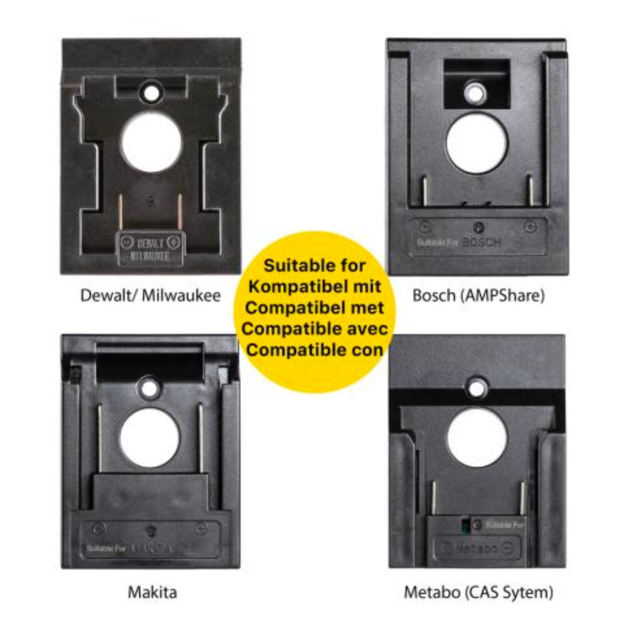 HybridPro LED Bouwlamp met 360° licht - 12.000 Lumen - LED.nl