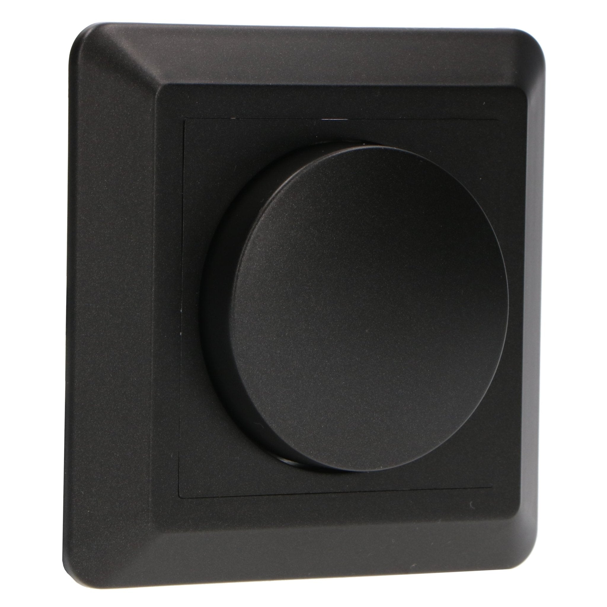 Universele dimmer knop centraalplaat in het zwart kopen? - LED.nl