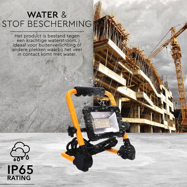 Inklapbare en kantelbare LED bouwlamp kopen? - LED.nl