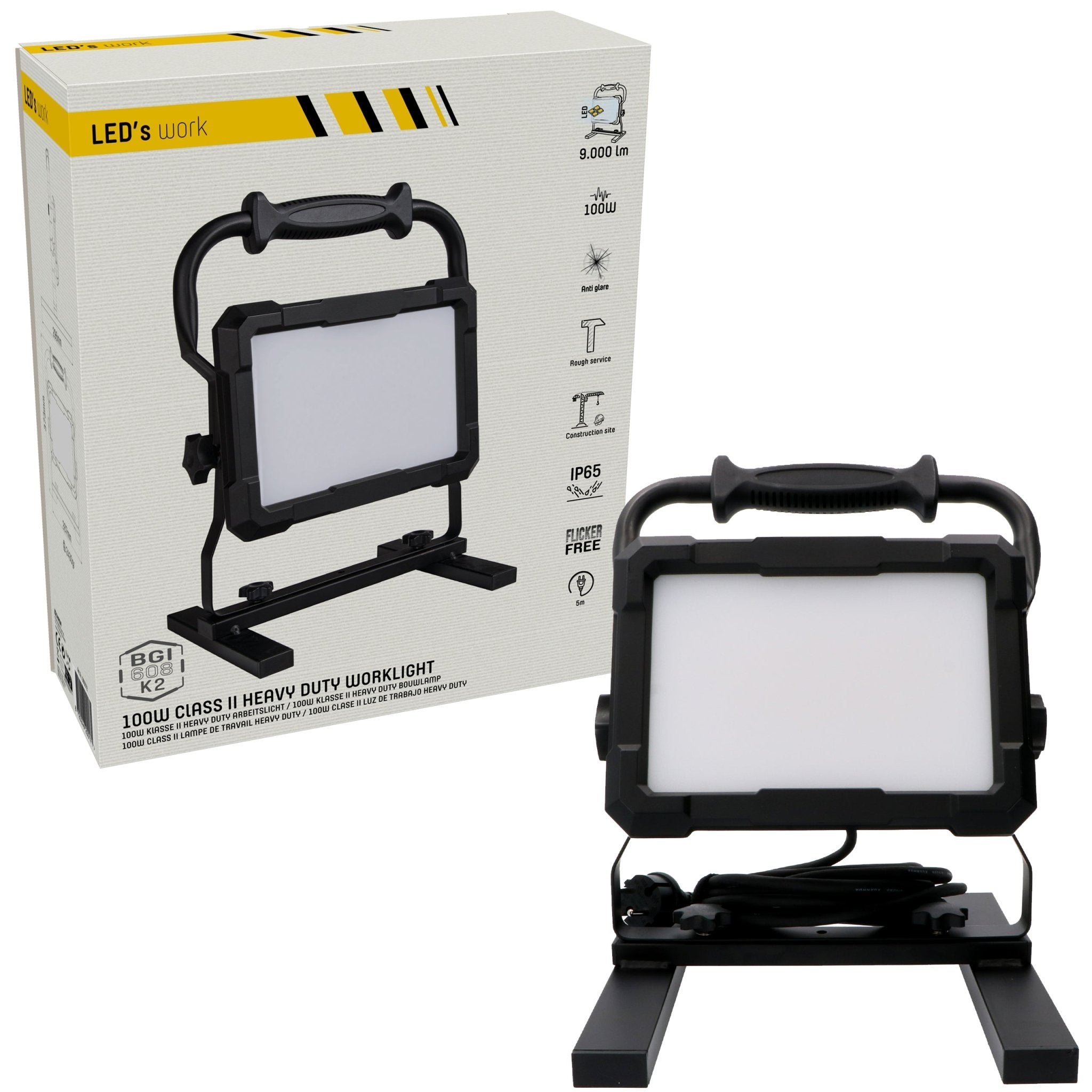 Professionele LED Bouwlamp 100 watt kopen? - LED.nl